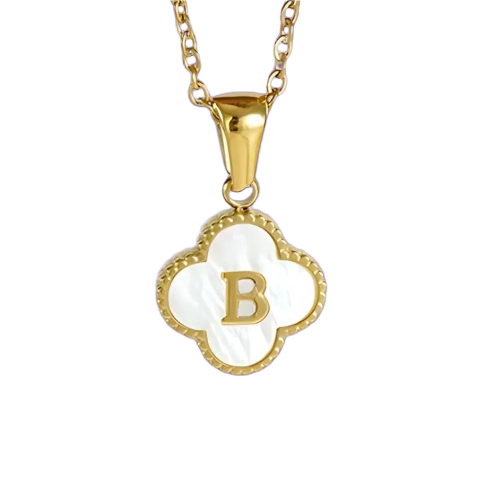 Royal Drip Initial Necklace: Gold